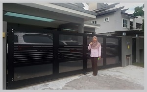 Trackless Autogate, Aluminium Security Door & Roofing System - DELUX