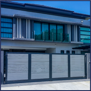 Trackless Autogate, Aluminium Security Door & Roofing System - DELUX